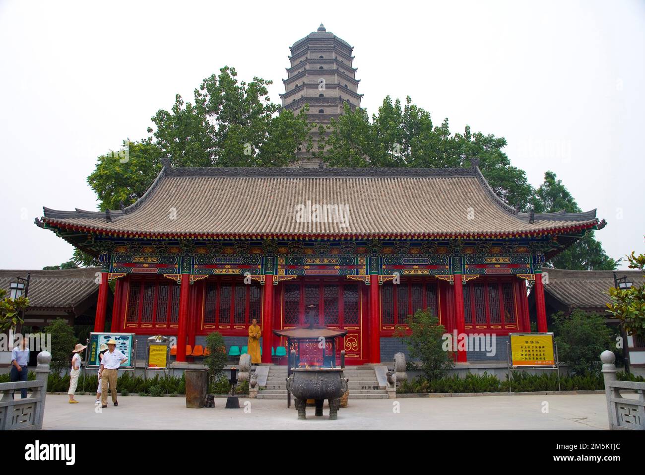 the Famen Temple,Xi'an Stock Photo - Alamy