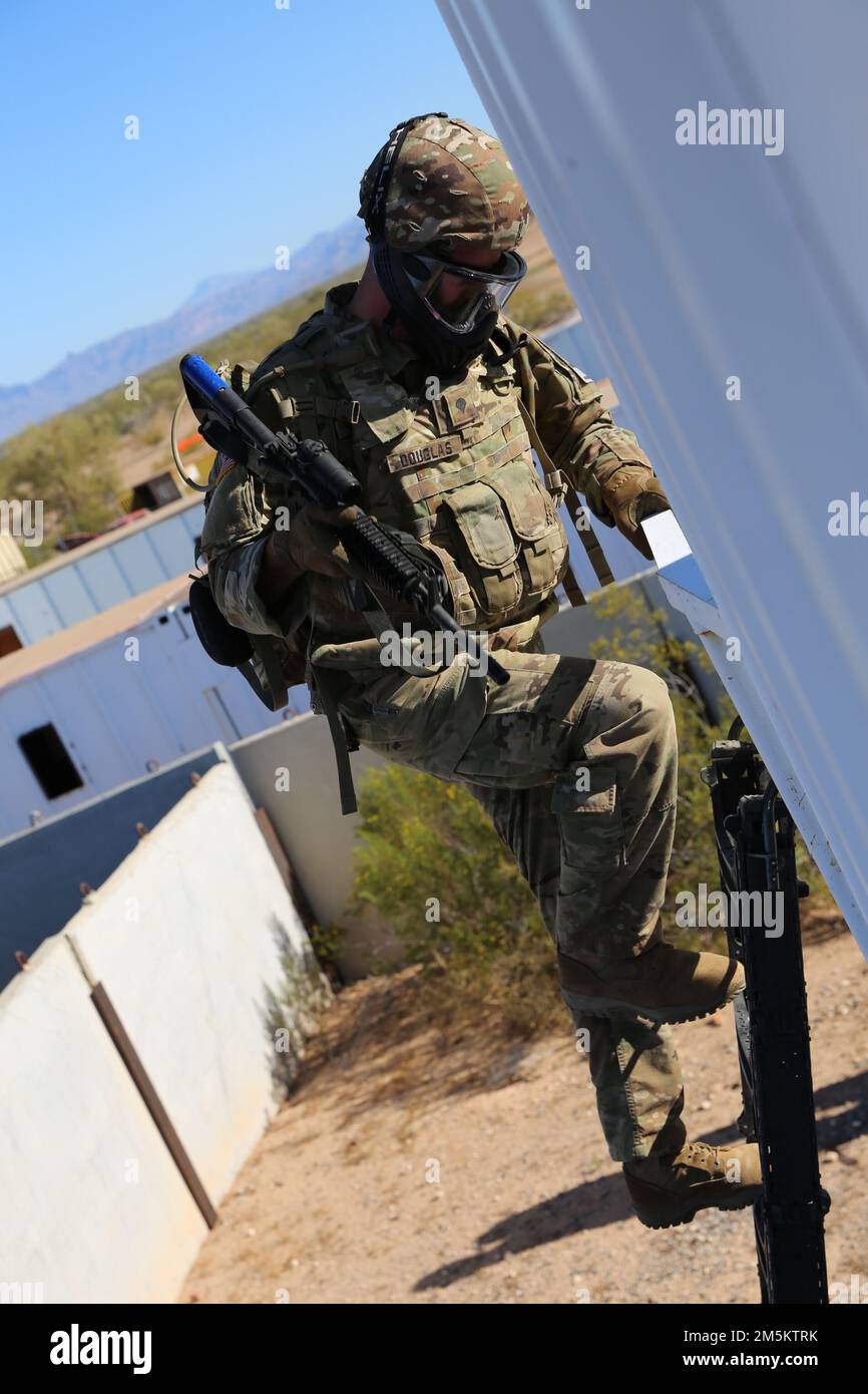 Spc. Kaden Douglas with the Western AZNG Aviation Training Site ...