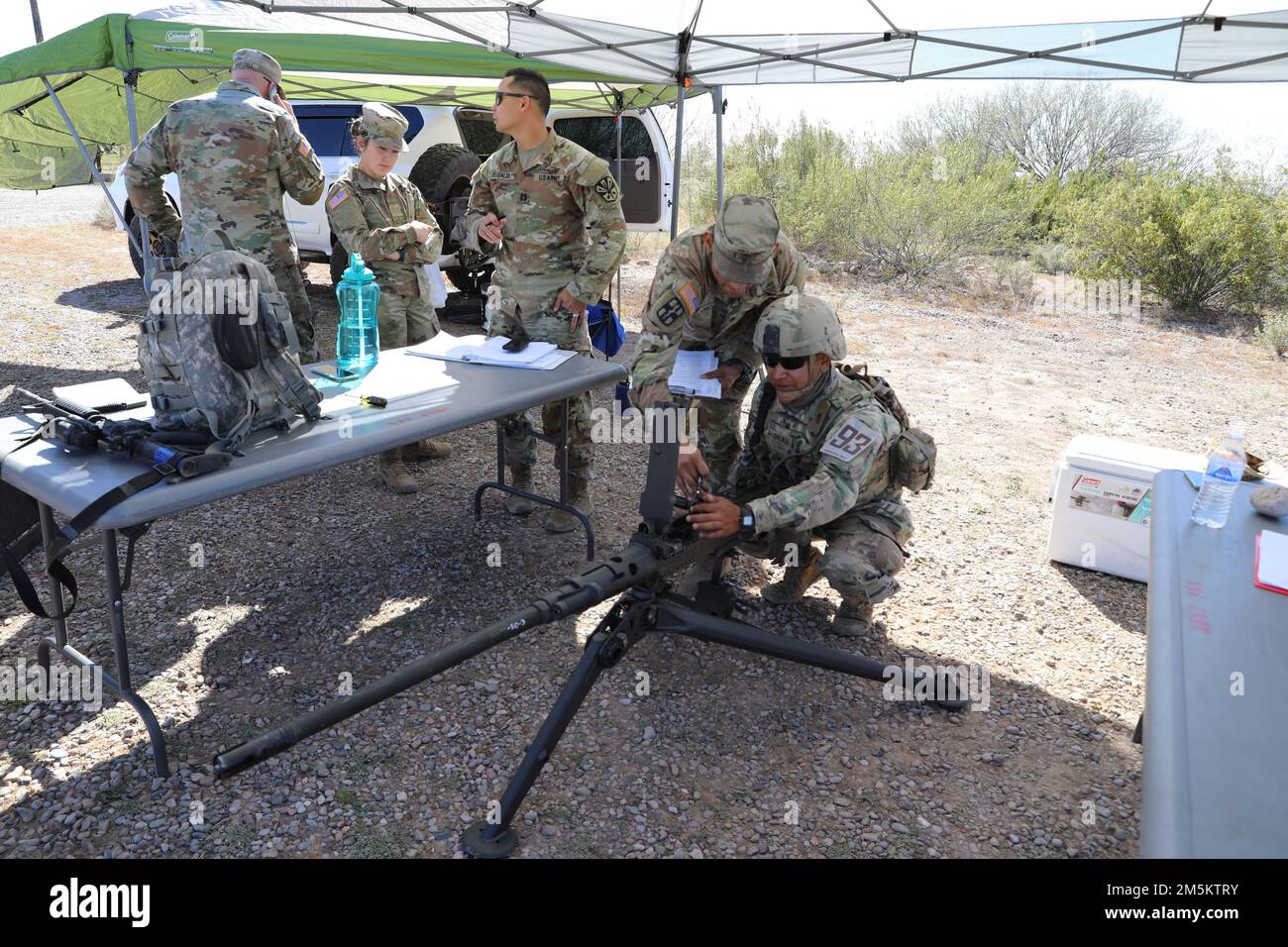 U.S. Army 2nd Lt. Grant Navakuku with the 856th Military Police Company ...