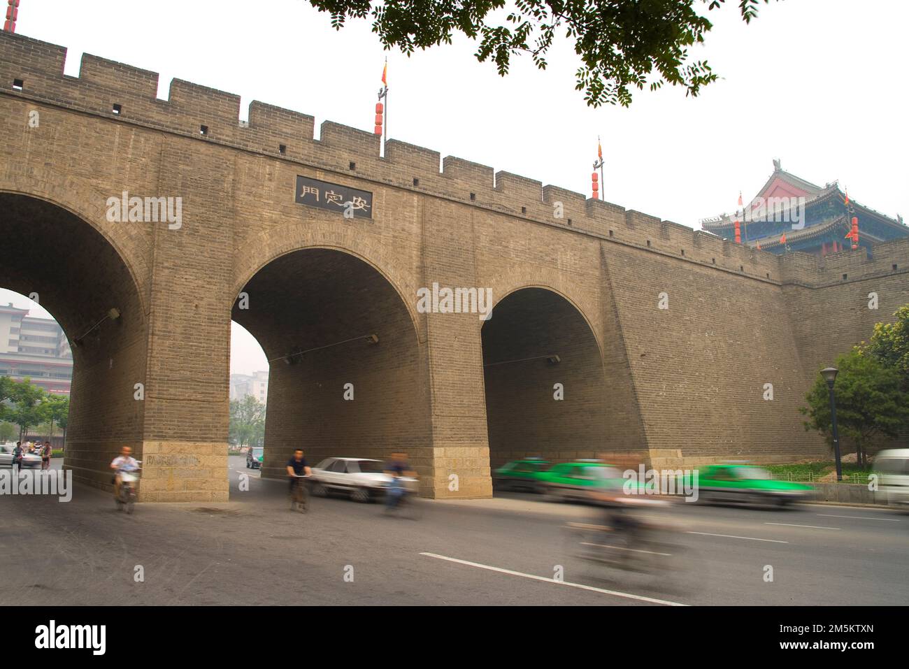 Ancient City Wall in Xi'an Stock Photo - Alamy