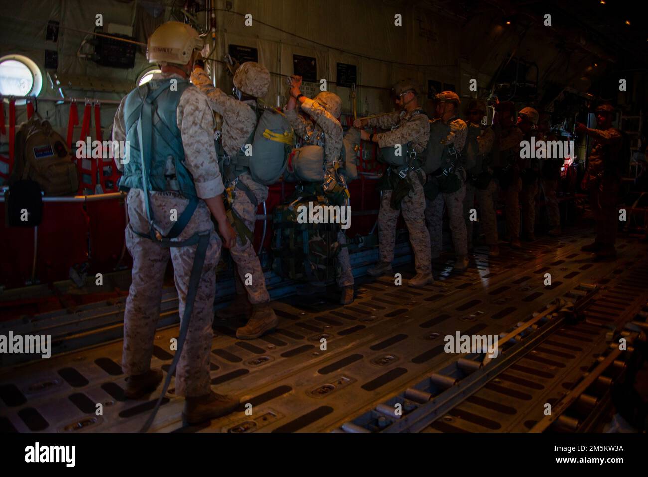 U.S. Marines with Marine Aviation Weapons and Tactics Squadron One ...