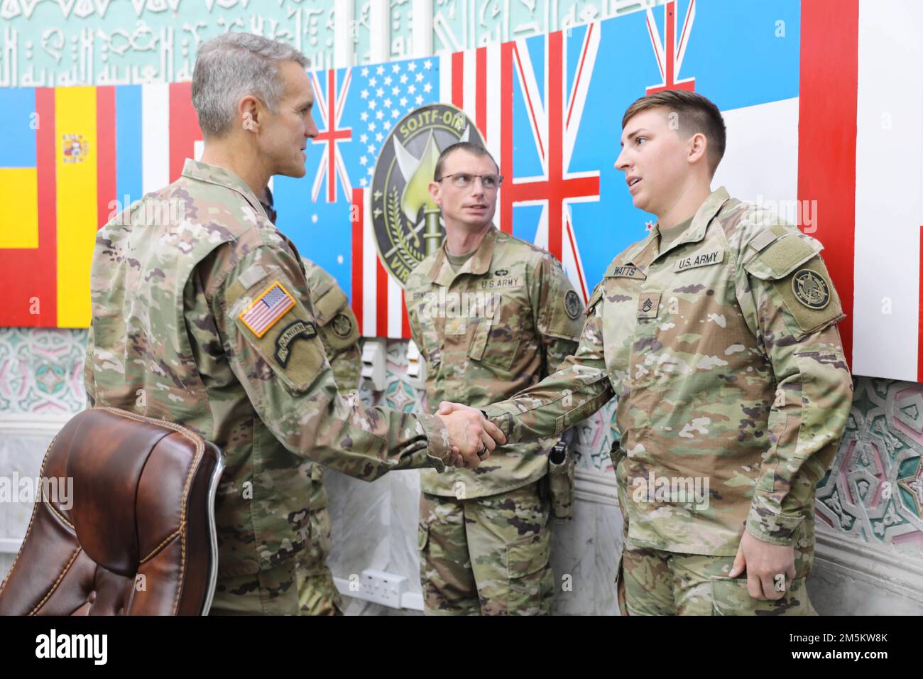 Staff Sgt. Chelsea Watts, an advisor assigned to the Special Operations ...