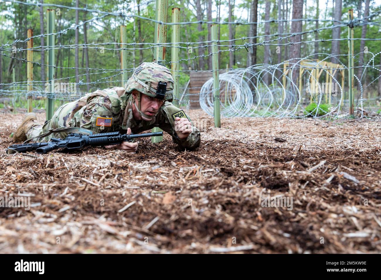 U.S. Army Sgt. James Meacham, an infantryman representing the Macon ...