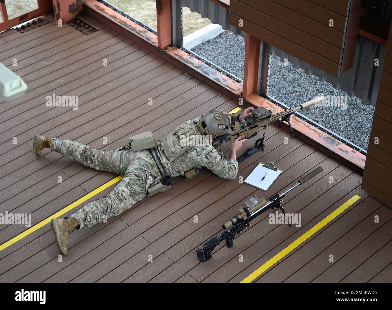 A competitor in the United States Army Special Operations Command ...