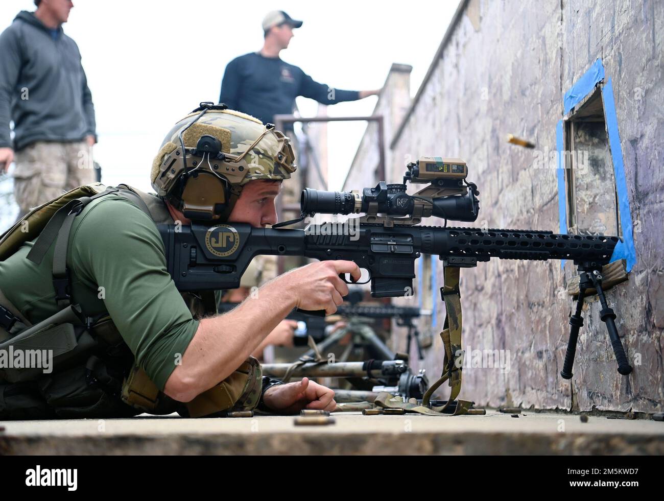 A competitor in the United States Army Special Operations Command ...
