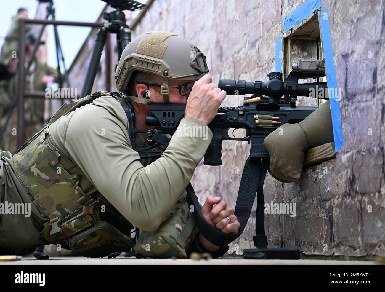 A competitor in the United States Army Special Operations Command ...
