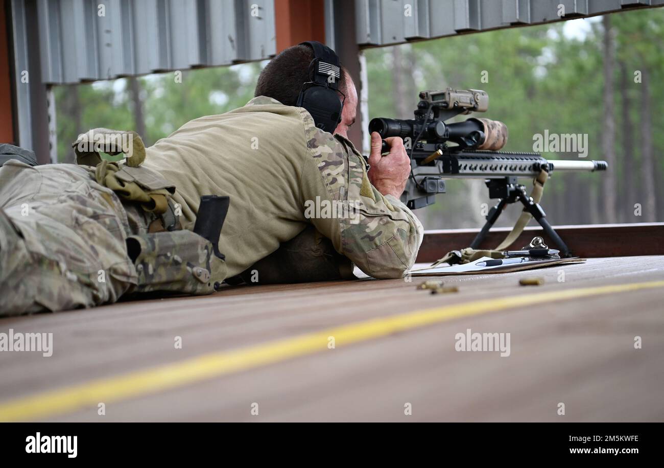 A competitor in the United States Army Special Operations Command ...