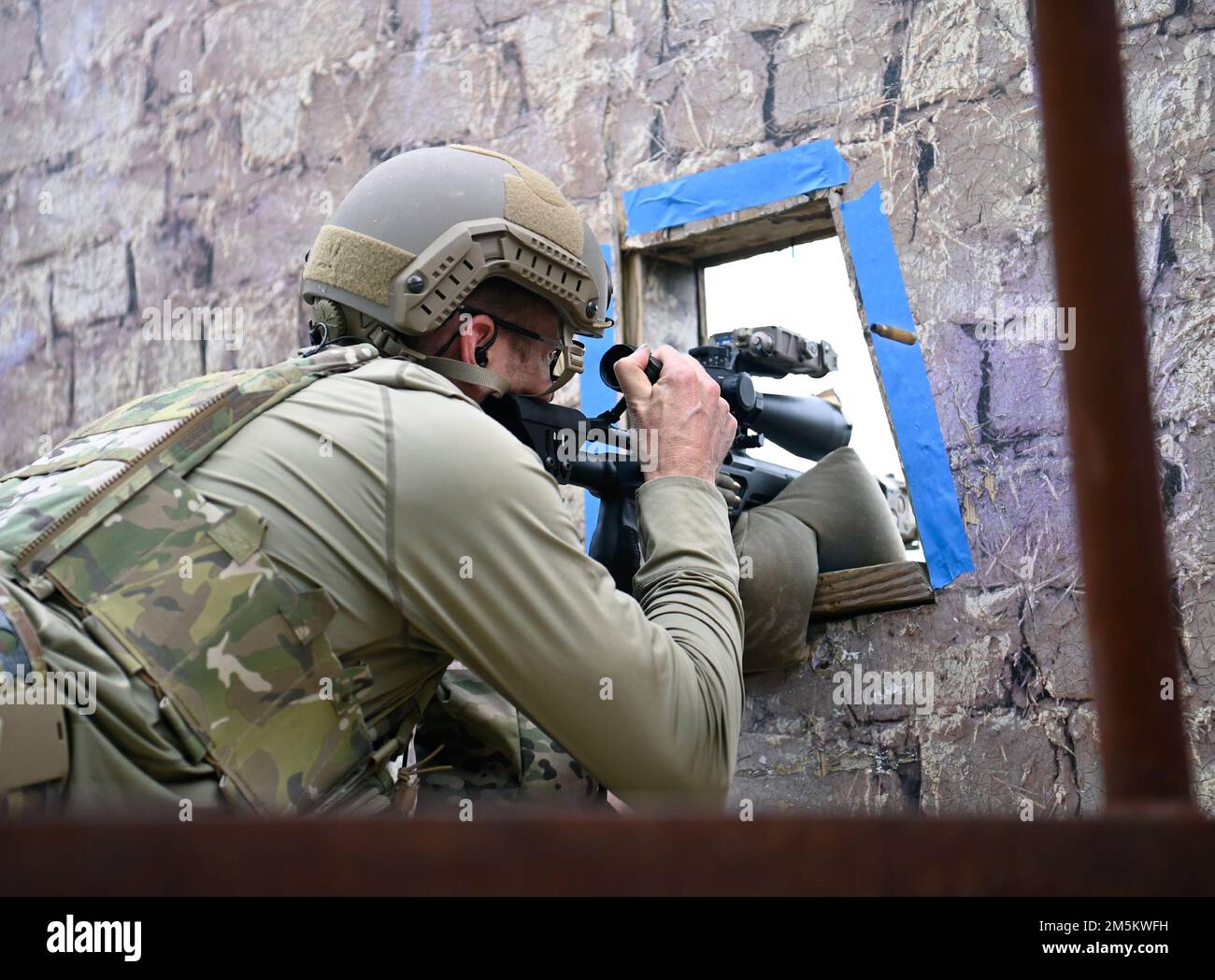 A competitor in the United States Army Special Operations Command ...