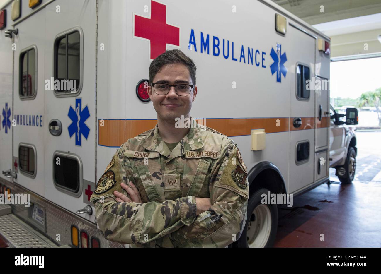 U.S. Air Force Senior Airman Joseph Crose, 18th Health Care Operations ...