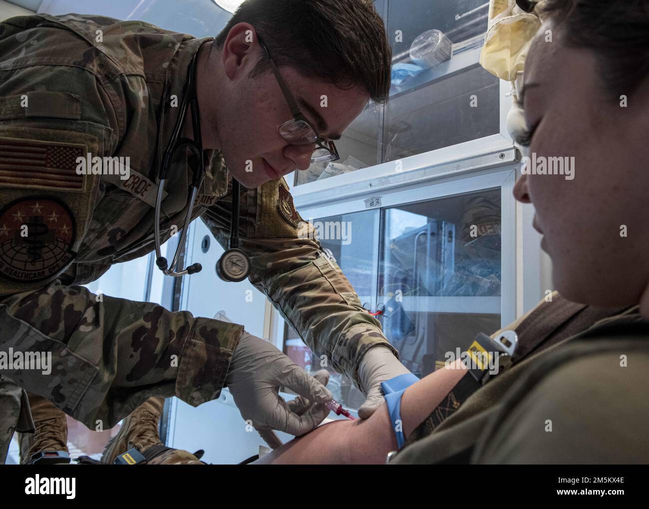 U.S. Air Force Senior Airman Joseph Crose, 18th Health Care Operations ...