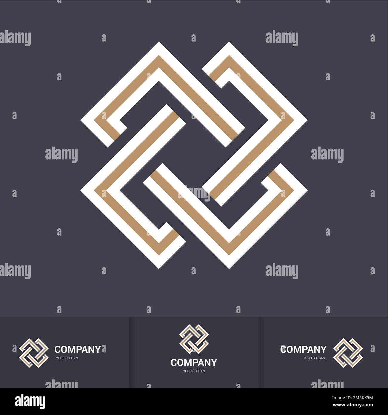 Complex Geometric Contemporary Element. Logo Design for Business ...