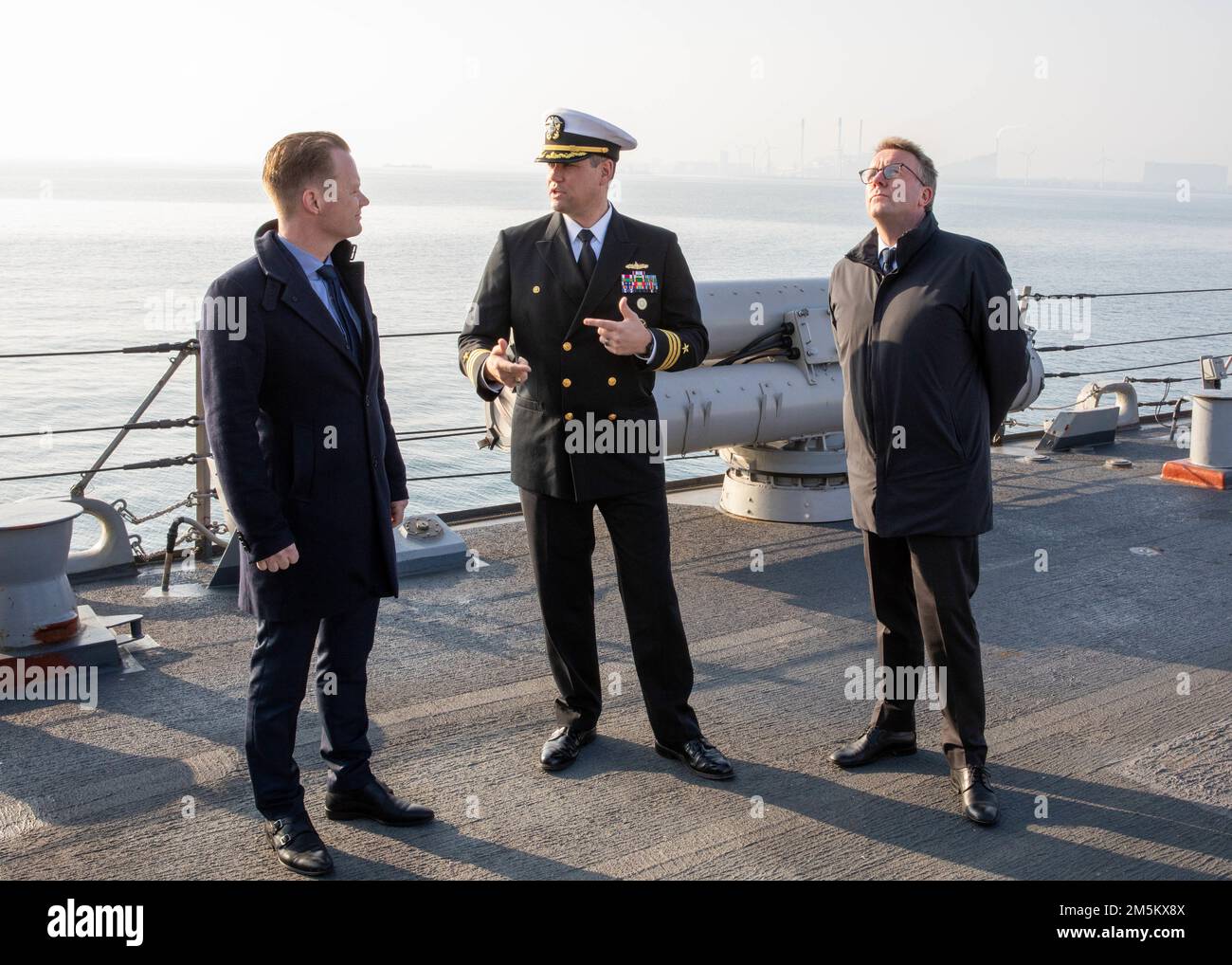 COPENHAGEN, Denmark (March 23, 2022) — Cmdr. Matthew Curnen, commanding ...