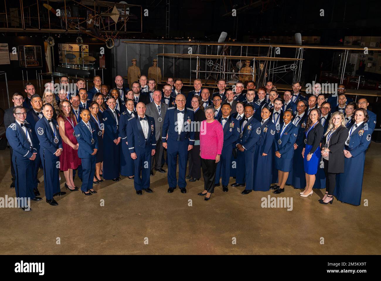 Air Force Materiel Command Annual Excellence Award nominees pose with ...
