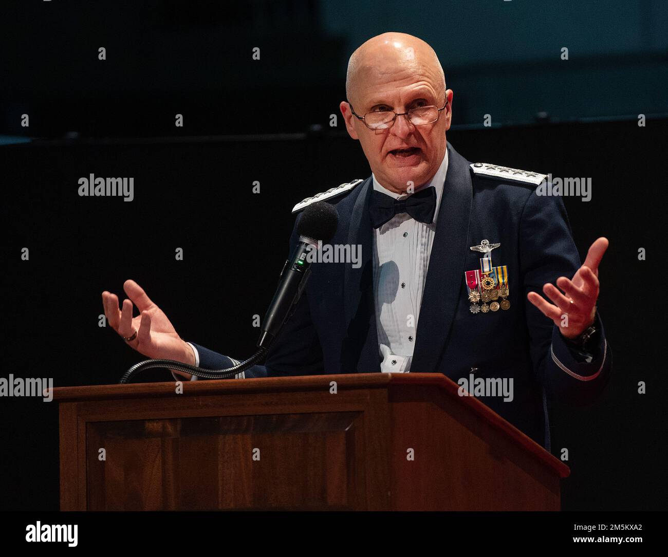 Gen. Arnold W. Bunch, Jr., Air Force Materiel Command commander, speaks ...
