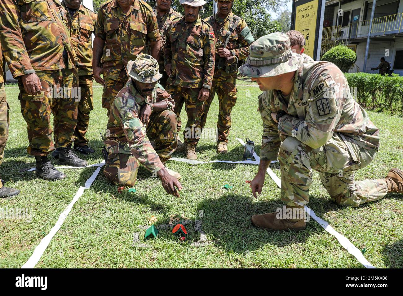 U.S. Army Soldiers from the 130th Engineer Brigade and 8th Military ...