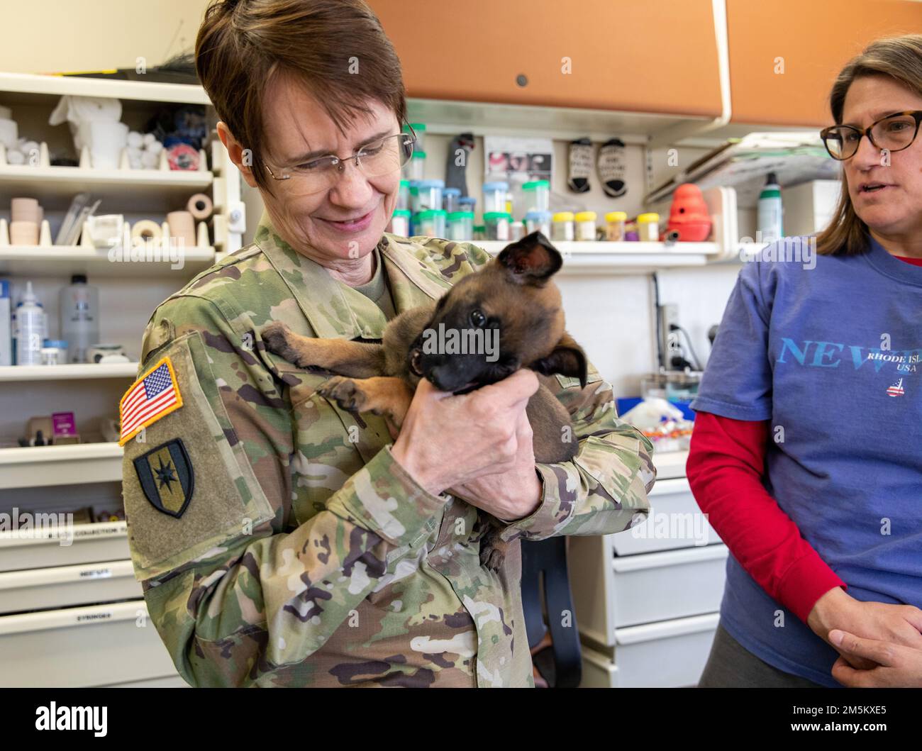 Col. Deborah Whitmer, U.S. Army Veterinary Corps Chief, visits the LTC ...