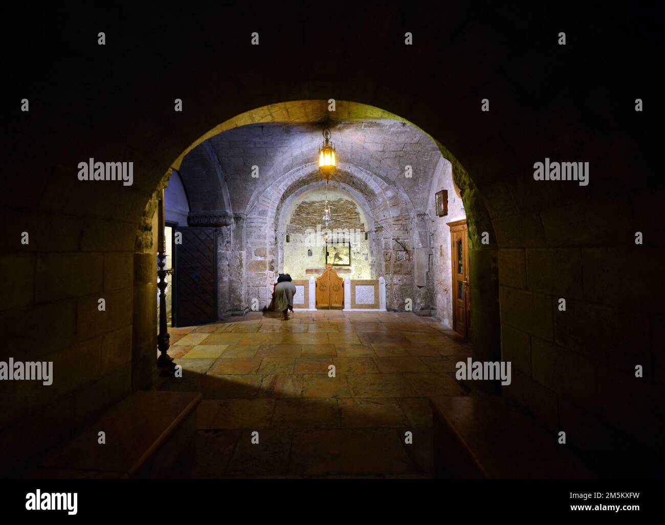 The Chapel of Adam in the Church of the Holy Sepulchre in t he ...