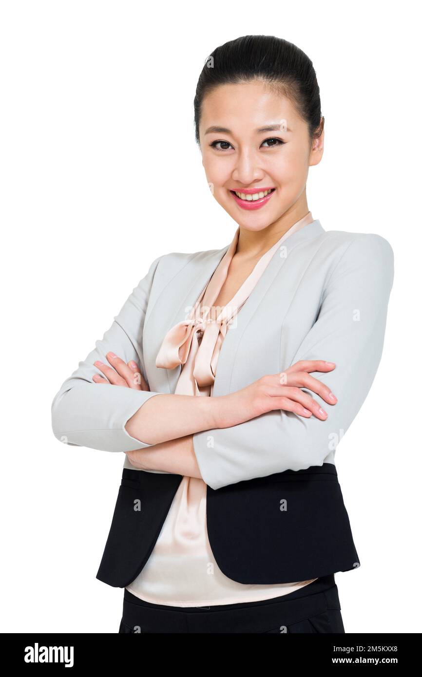 Young woman with a tent on business Stock Photo - Alamy