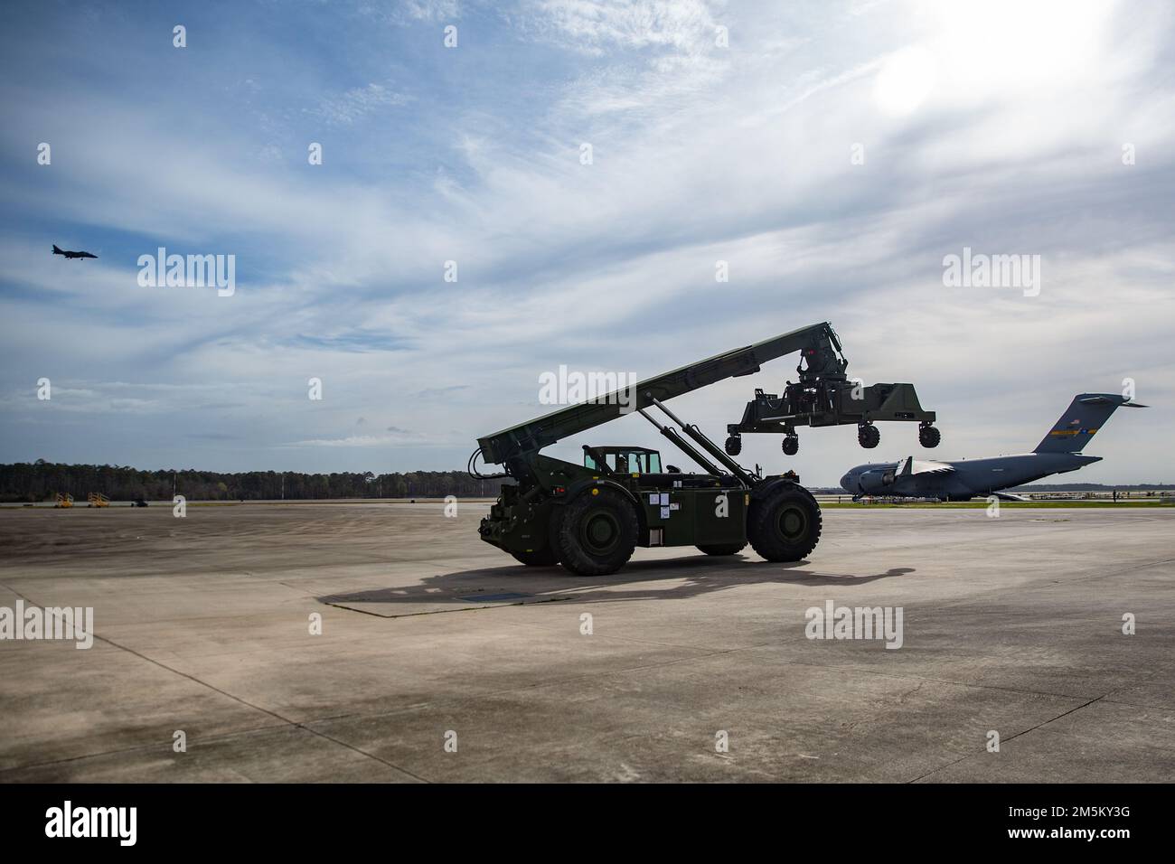 U.S. Marines with 2nd Marine Aircraft Wing and U.S. Airmen with the ...