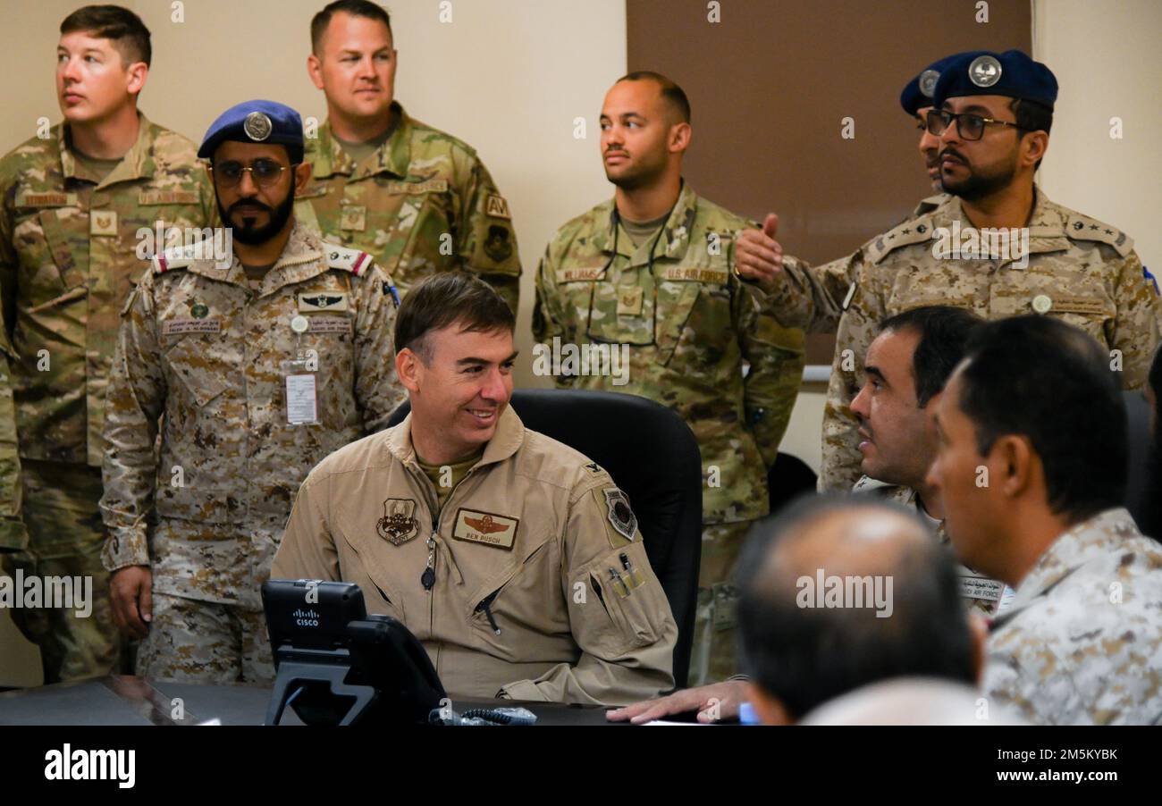 U.S. Air Force Col. Benjamin Busch, 378th Air Expeditionary Wing ...