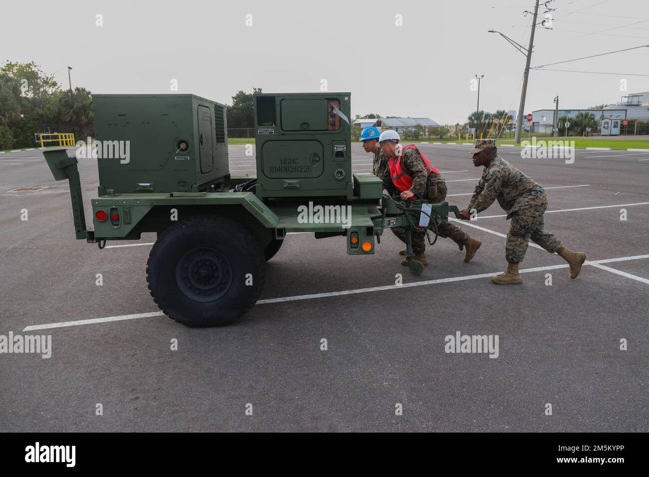 U.S. Marines with 3rd Landing Support Battalion, Combat Logistics ...