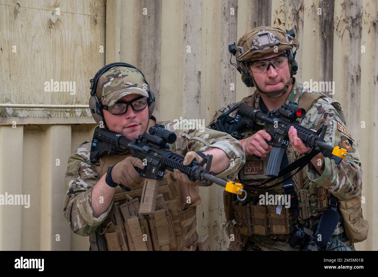 U.S. Air Force Senior Airman Leonard Myer, 628th Security Forces ...
