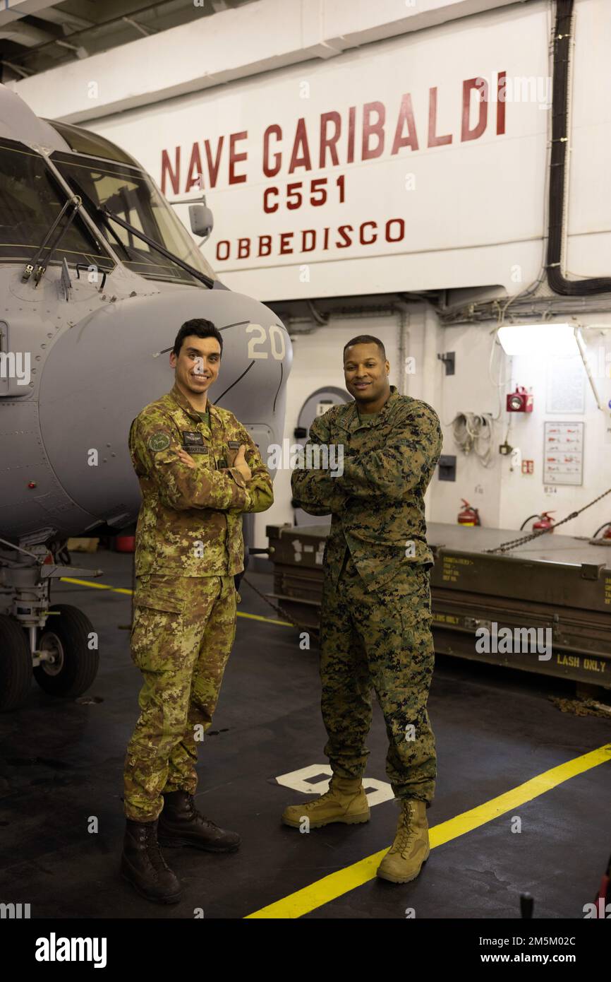 U.S. Marine Corps Capt Westley, 2nd Marine Expeditionary Brigade stands ...