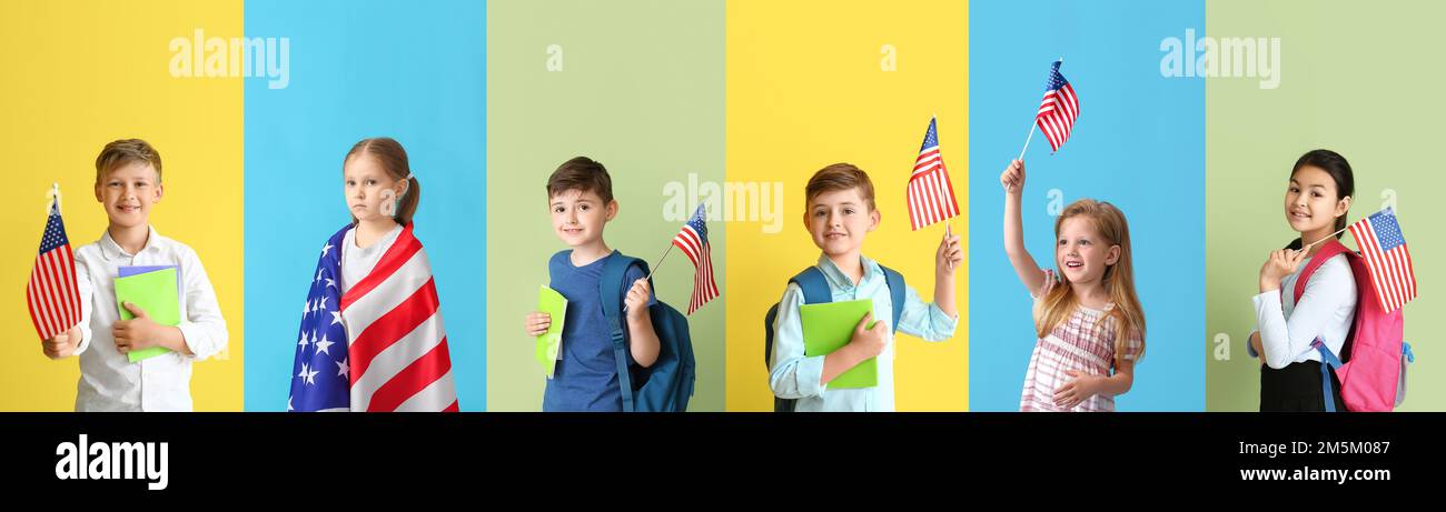 Children different country flags hi-res stock photography and images ...