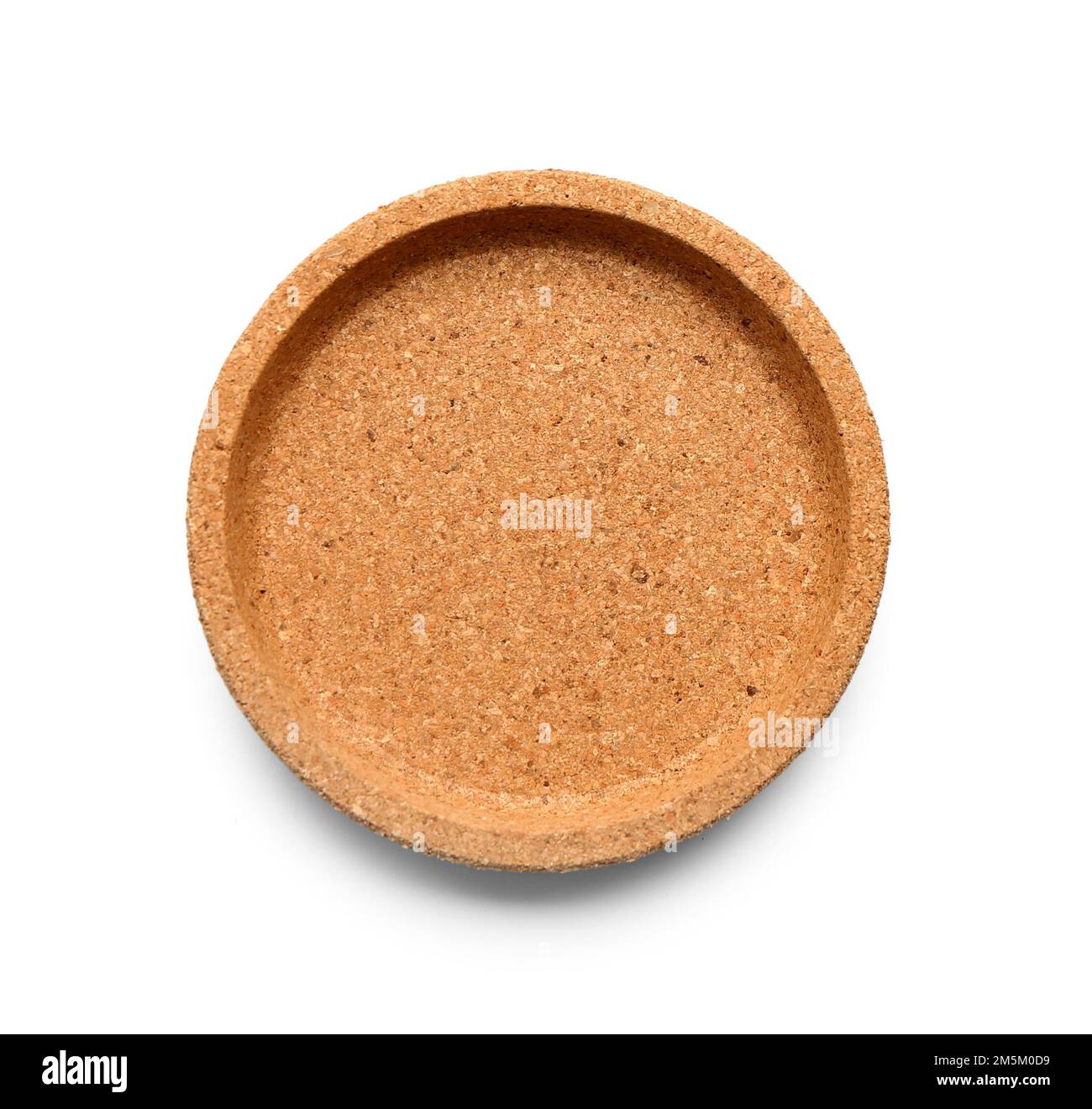 Cork plate isolated on white background Stock Photo - Alamy