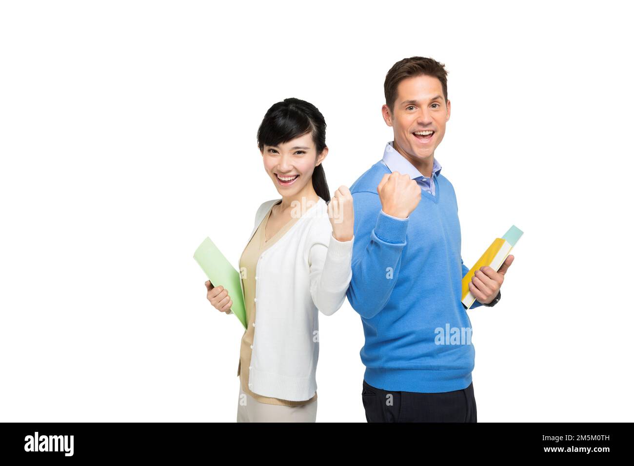 Foreign teachers and young women Stock Photo - Alamy