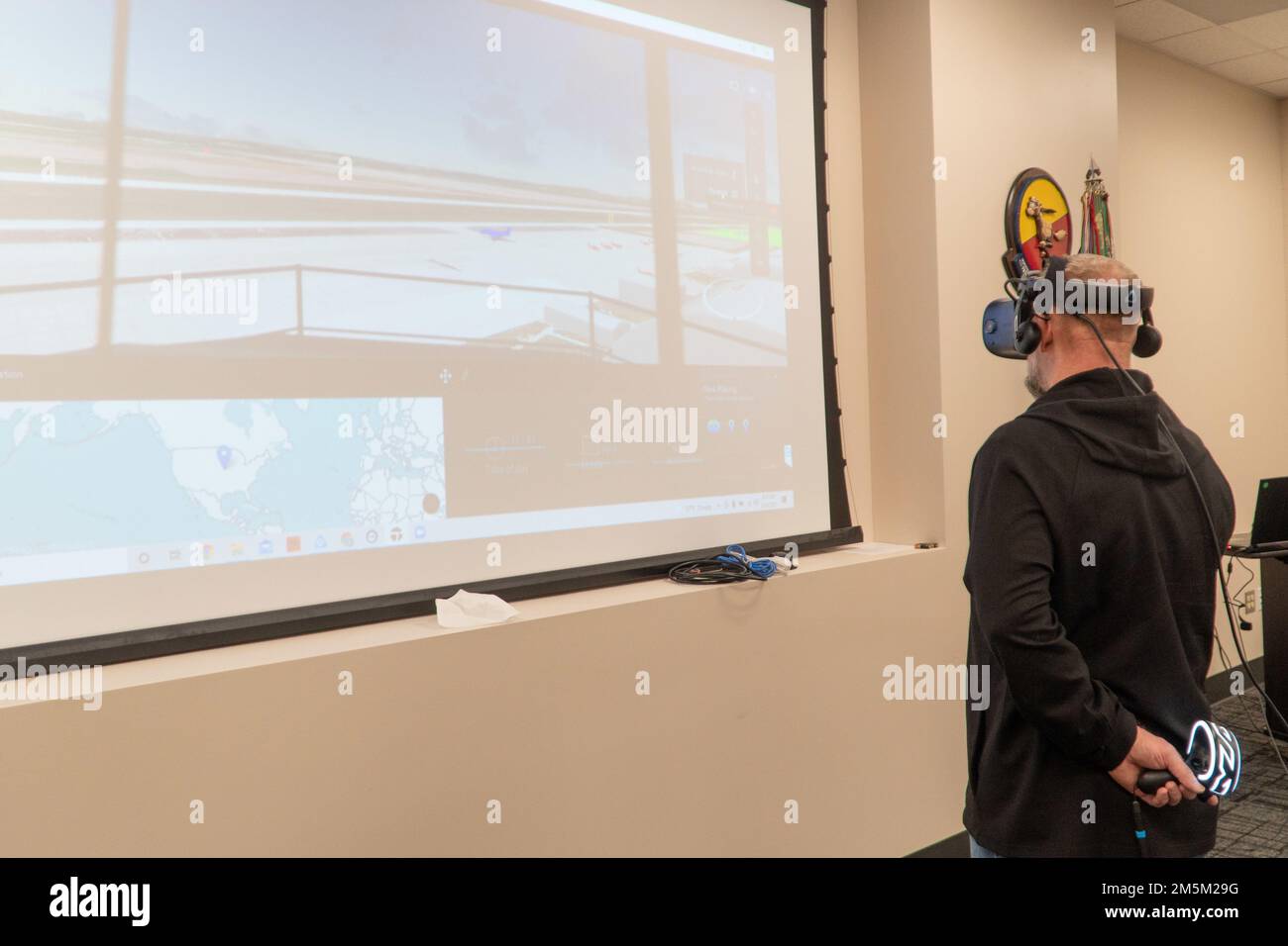 George Gregson, an air traffic controller assigned to the 241st Air ...