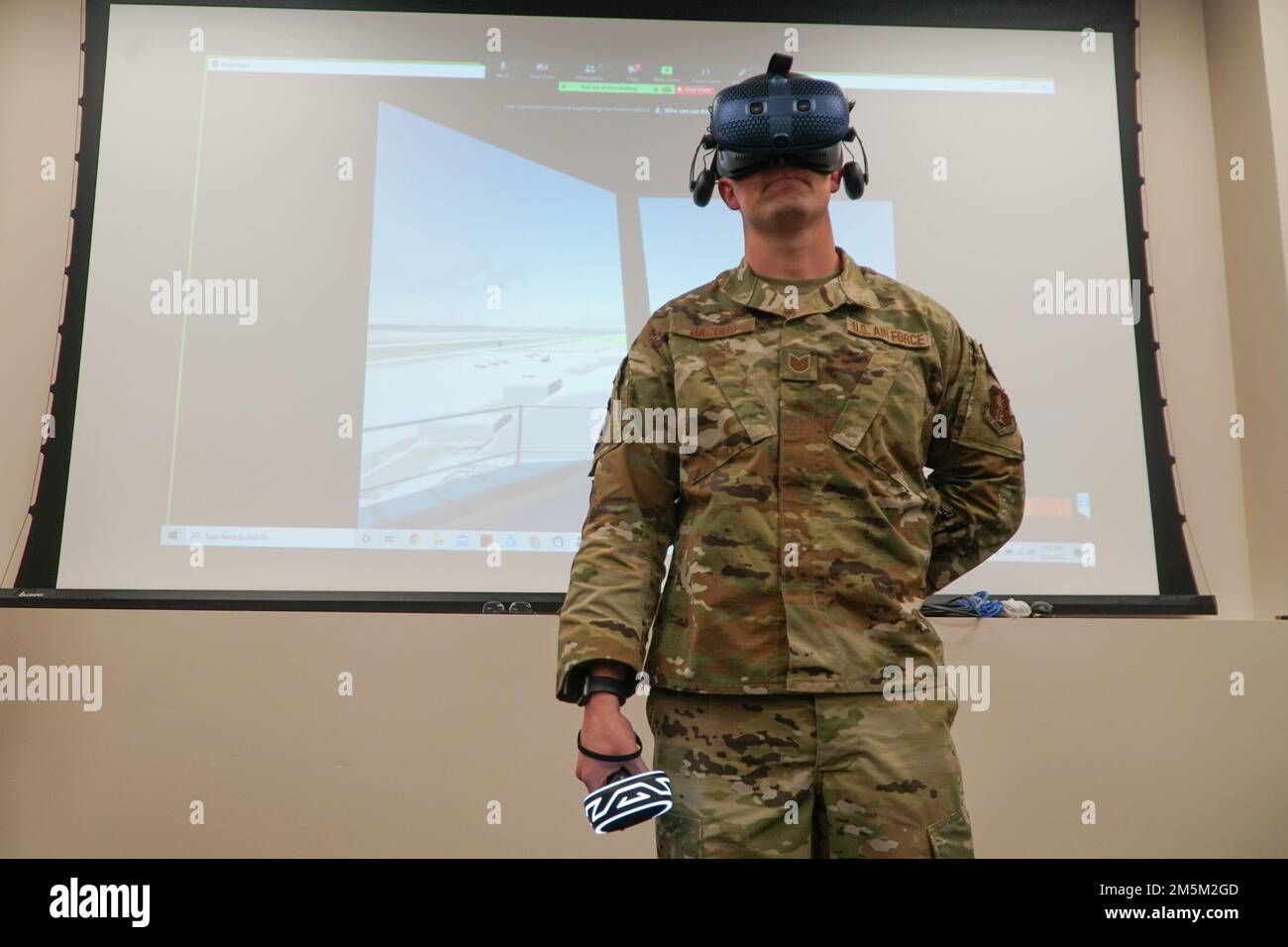 Tech. Sgt. Michael Jacobs, an air traffic controller assigned to the ...