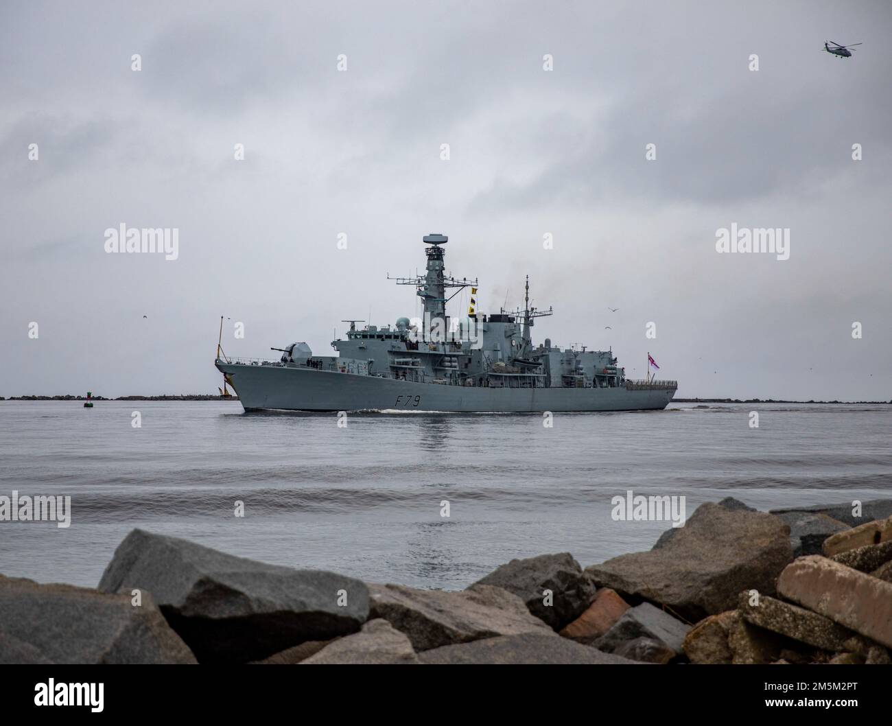 NAVAL STATION MAYPORT, Fla. - (Mar. 24th, 2022) – The Royal Navy frigate HMS Portland (F79 ...