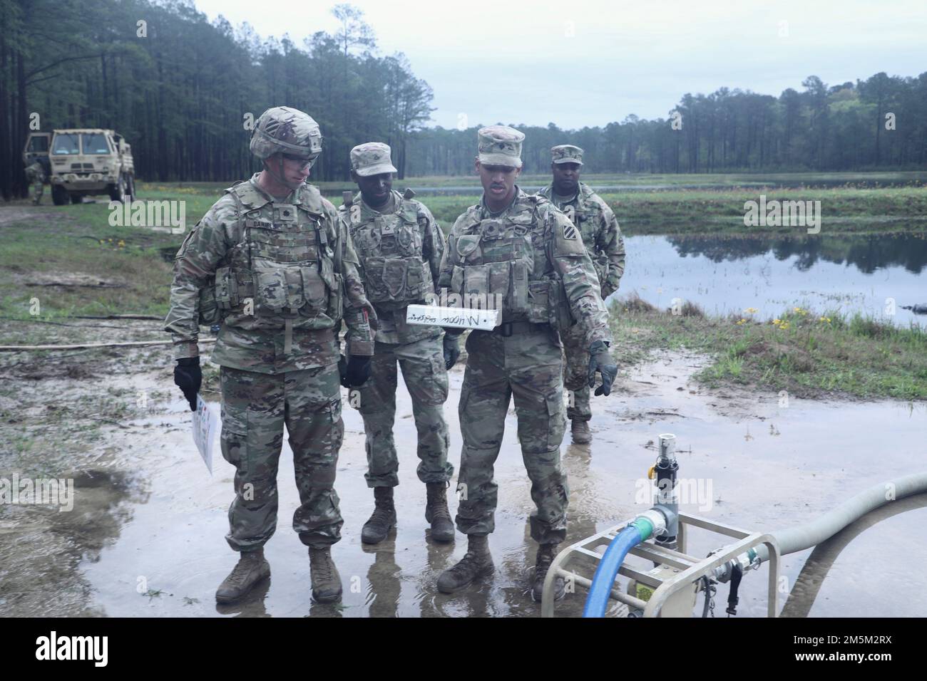 Lt. Col. Jonathan Daniels, the battalion commander of the 87th Division ...