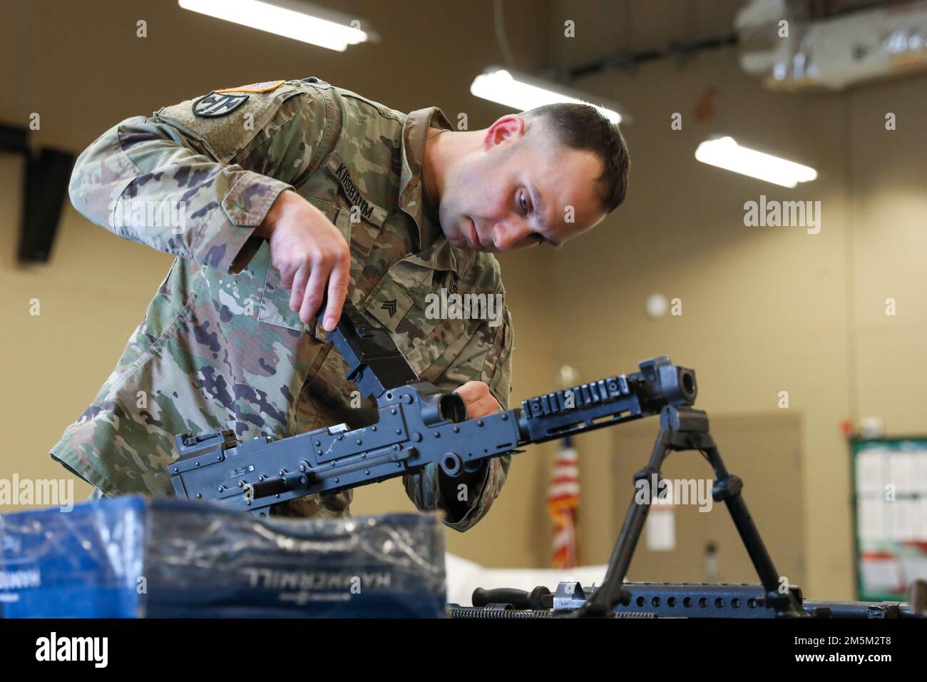 Sgt. Eric Kirshbaum, with the Camp Blanding Joint Training Center ...