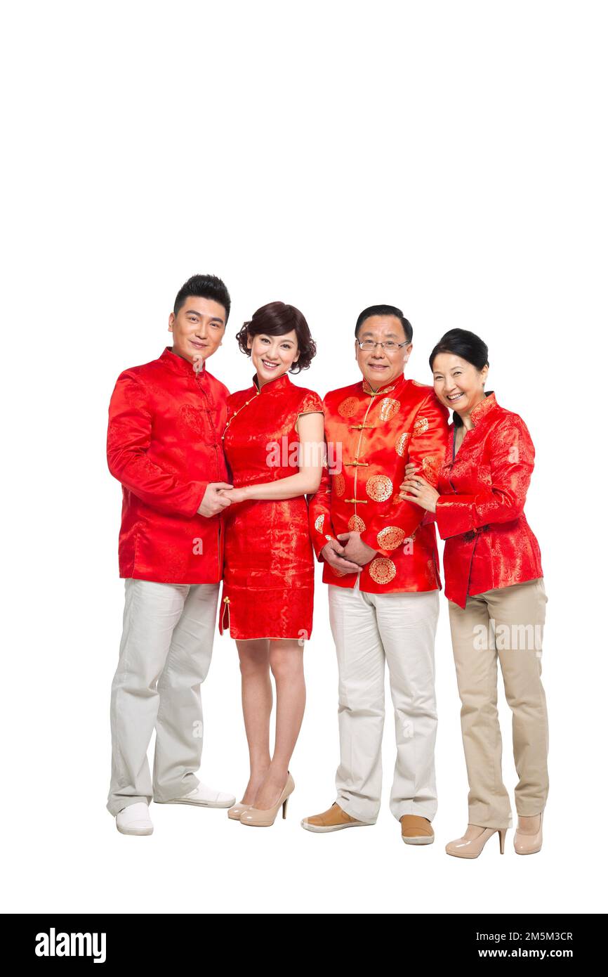 Chinese old man in traditional dress Cut Out Stock Images & Pictures ...
