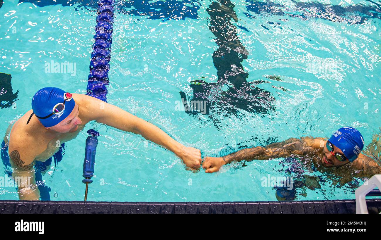 U.S. Air Force Ret. Lt. Col. Jason Howell (left) and U.S. Air Force Ret ...