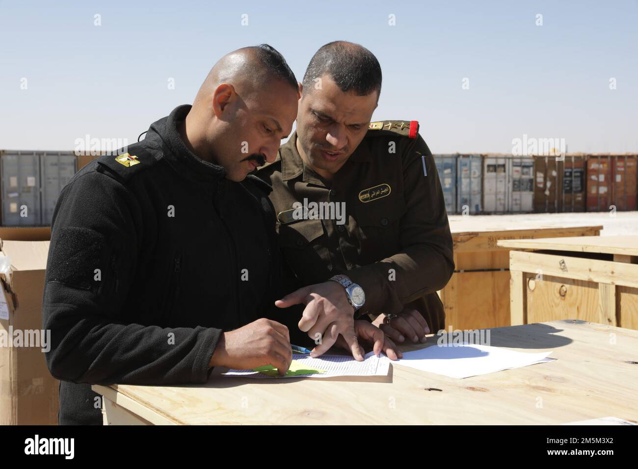 Members of the Ministry of Defense Ninawa Operations Command, 14th ...