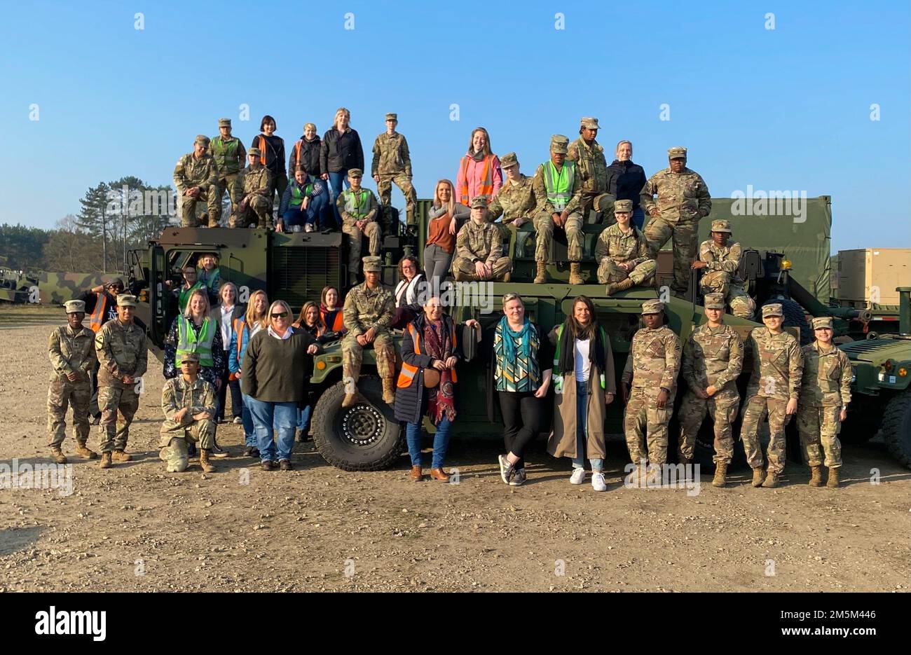 Female Soldiers from Bravo Company, 87th Division Sustainment Support ...