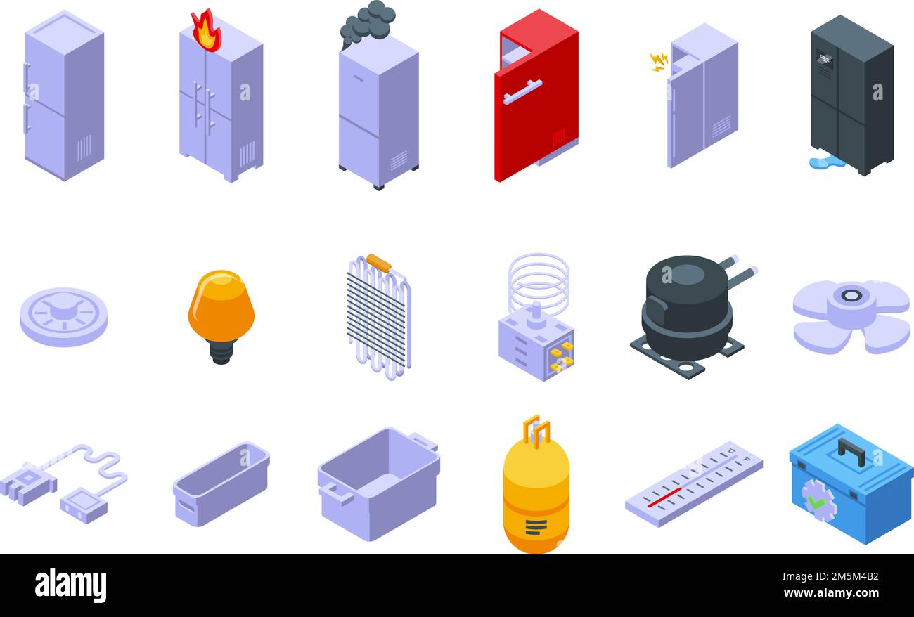 Refrigerator repair Stock Vector Images - Alamy