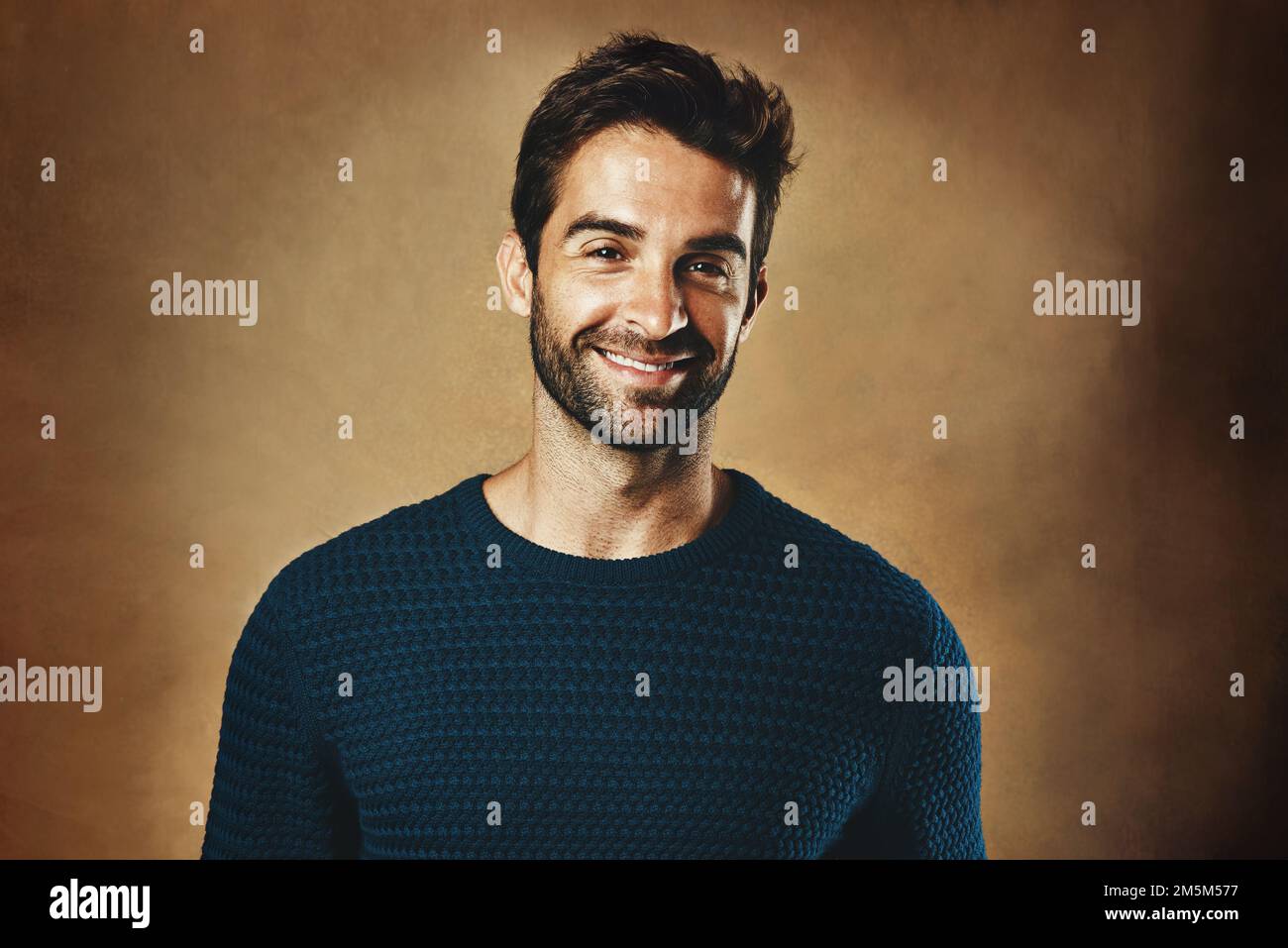 Hes just a great guy. Studio portrait of a handsome young man posing ...
