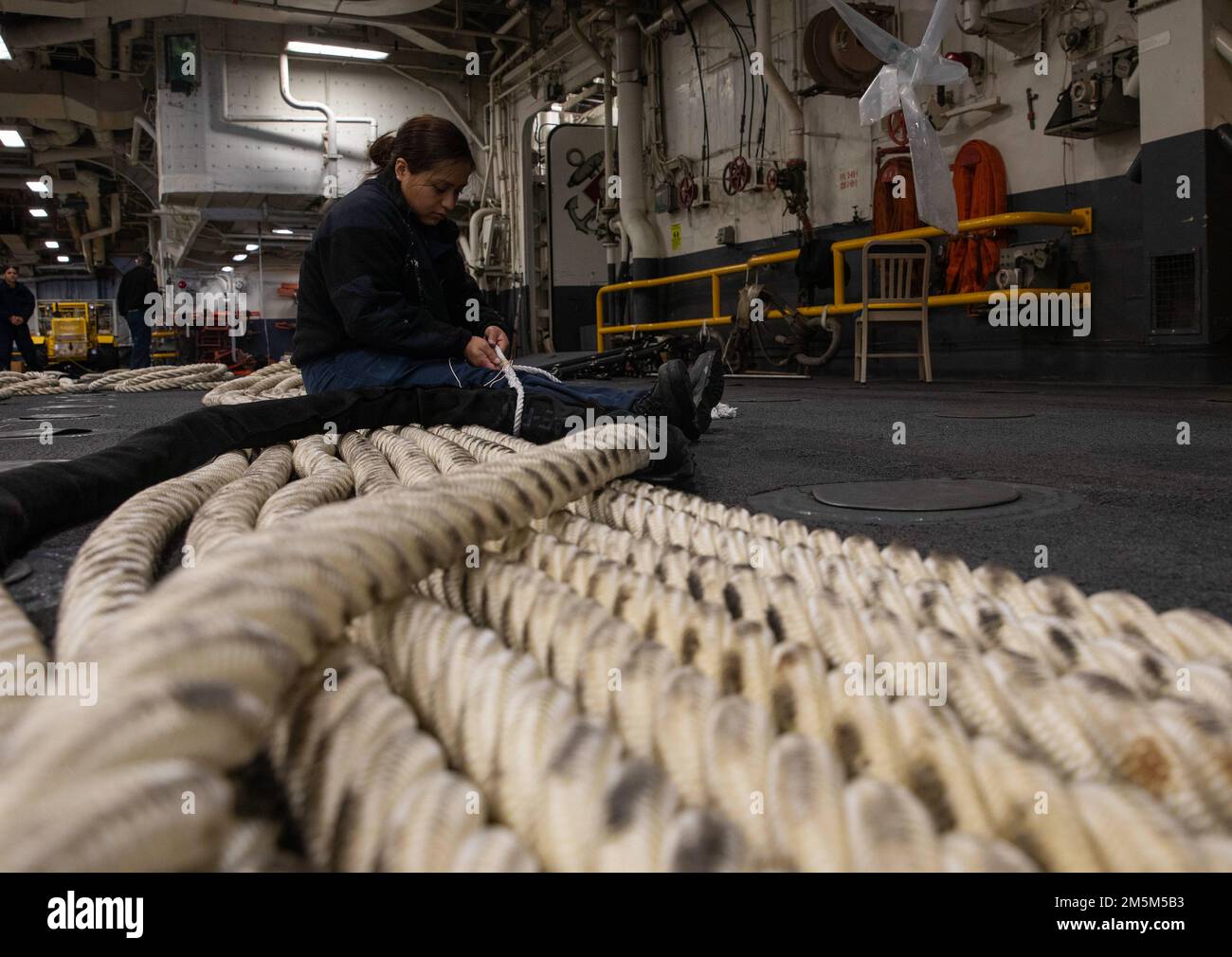 220324-N-XK047-1028 PACIFIC OCEAN (March 24, 2022) – Seaman Deysi ...