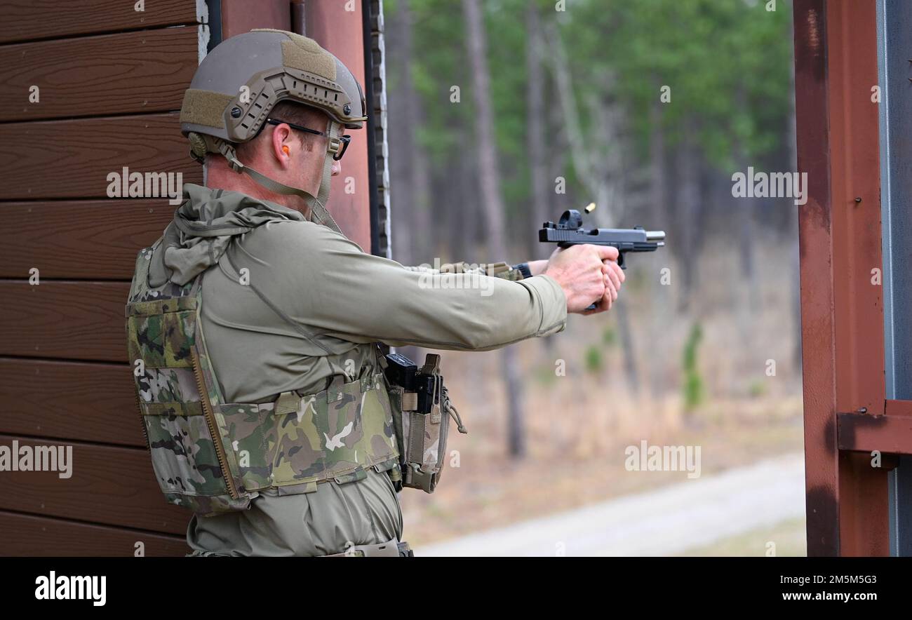 A competitor in the United States Army Special Operations Command ...