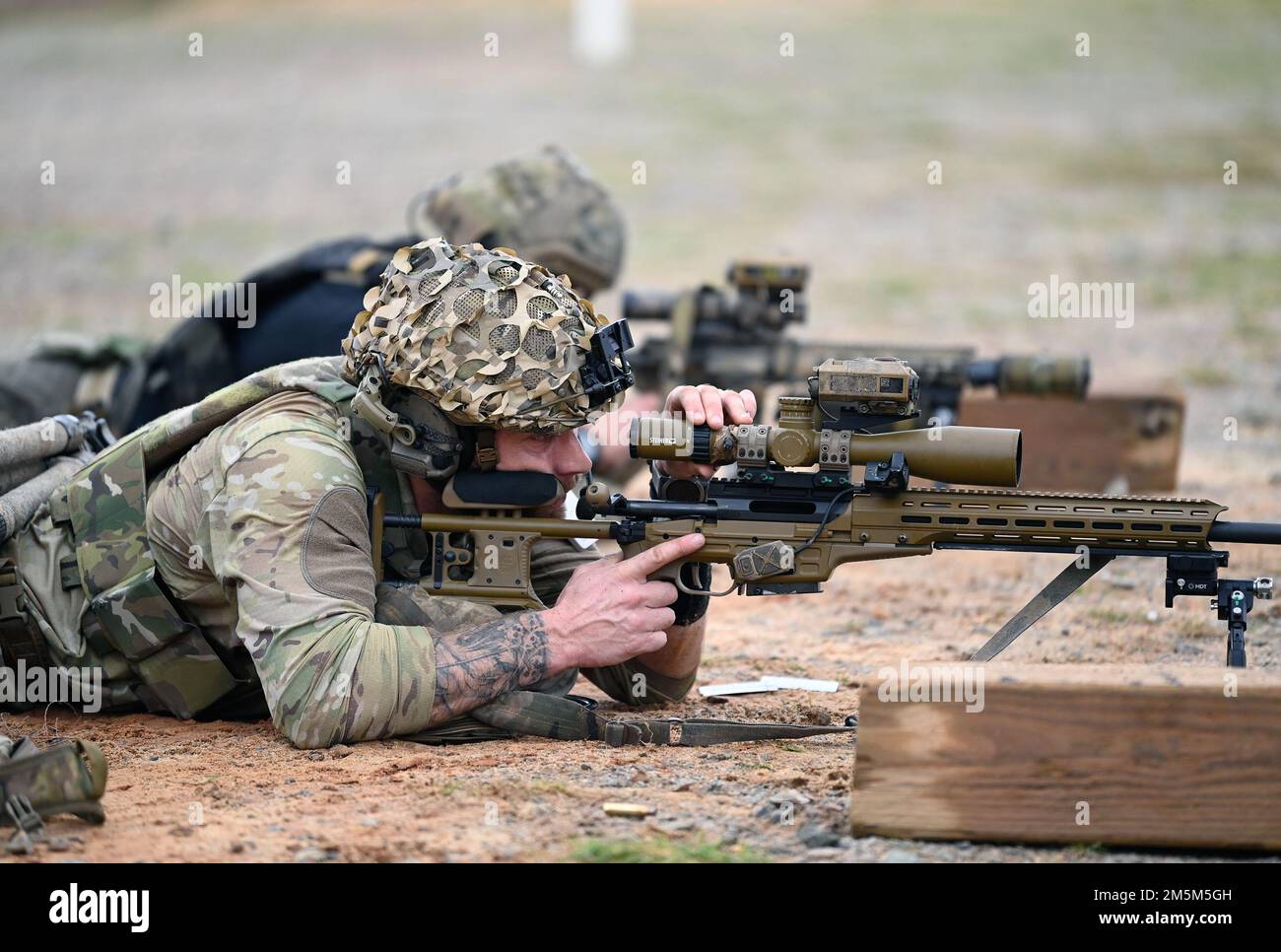 A competitor in the United States Army Special Operations Command ...