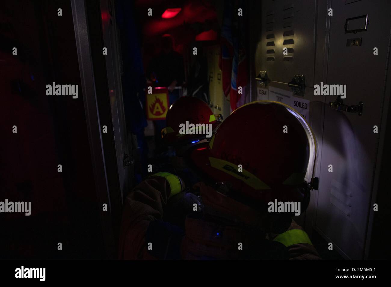 NORWEGIAN SEA (March 24, 2022) Hull Technician Fireman Nickolas Epps ...