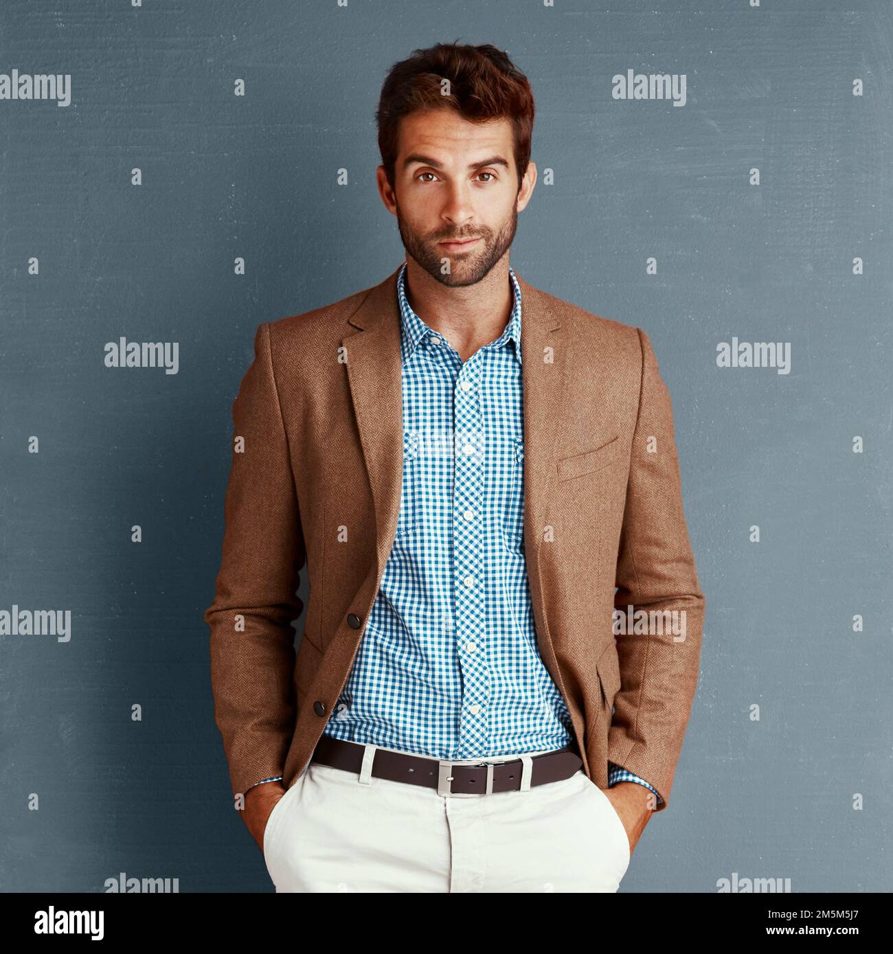 The king of suave. Studio portrait of a stylishly dressed young man ...