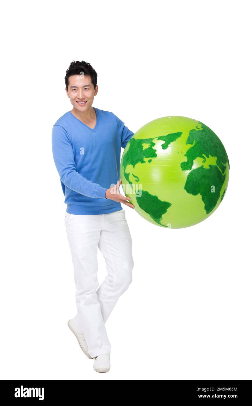 Young cartoon smiling man Cut Out Stock Images & Pictures - Alamy