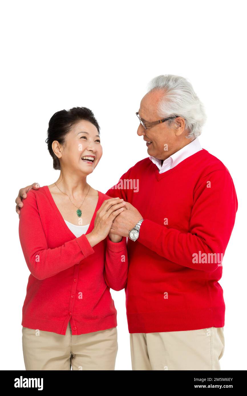 Older couples Cut Out Stock Images & Pictures - Alamy