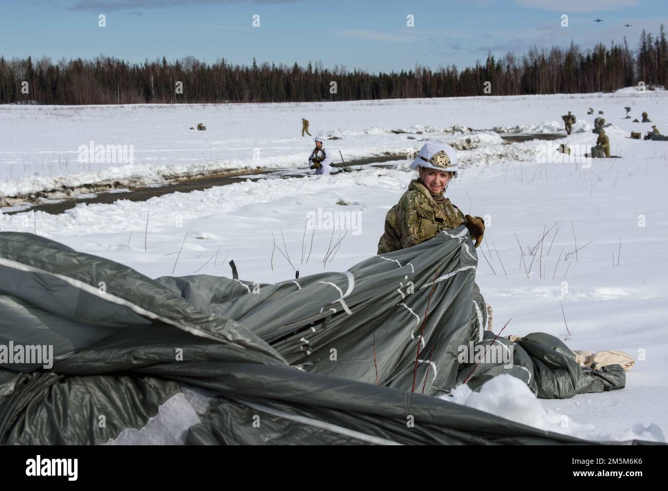 Army 1st Lt. Alexia Hodgson, a paratrooper assigned to the 725th ...