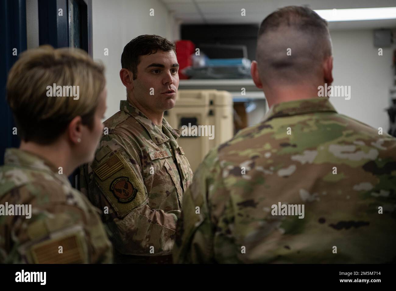 U.S. Air Force Tech. Sgt. Sherwood Johnson, 628th Civil Engineer Squadron Explosive Ordnance ...